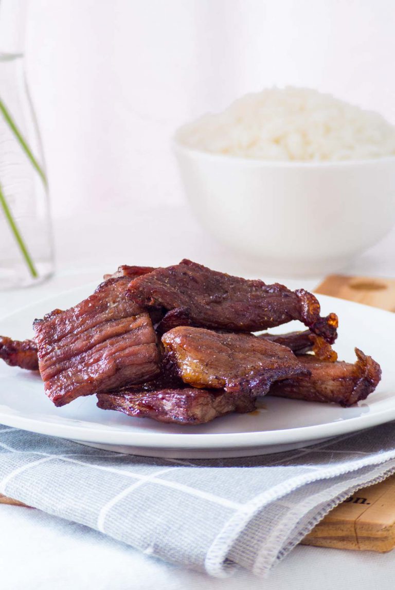 Thai Beef Jerky Recipe | Sun-Dried Beef - Neua Dad Deow | Cooking with Nart
