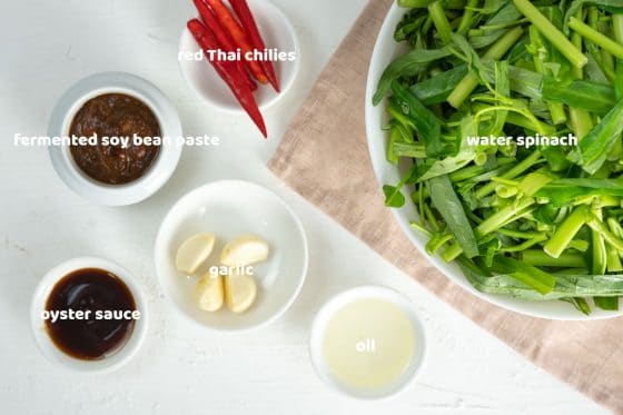 Stir-Fried Water Spinach Recipe | Cooking with Nart