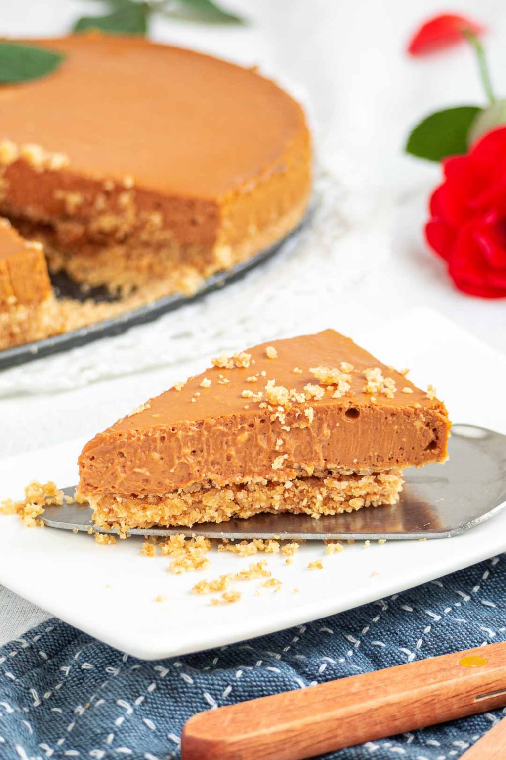 Thai Tea Cheesecake Recipe ชีสเค้กชาไทย | Cooking with Nart
