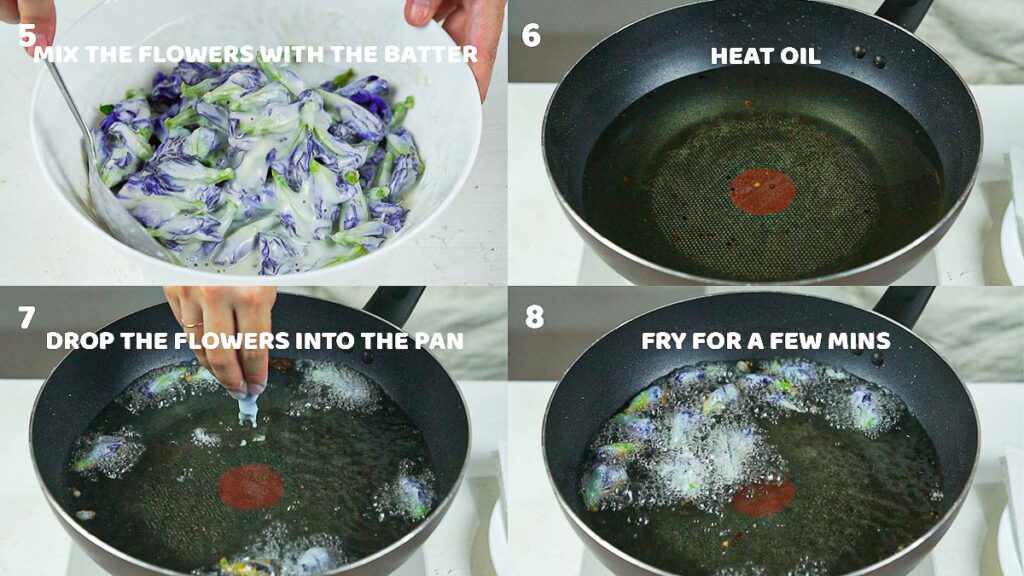 Crispy Fried Butterfly Pea Flowers | Cooking with Nart