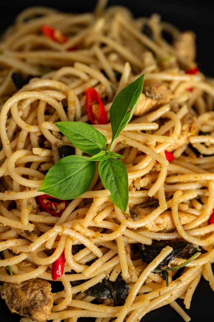 Thai Green Curry Spaghetti | Cooking with Nart
