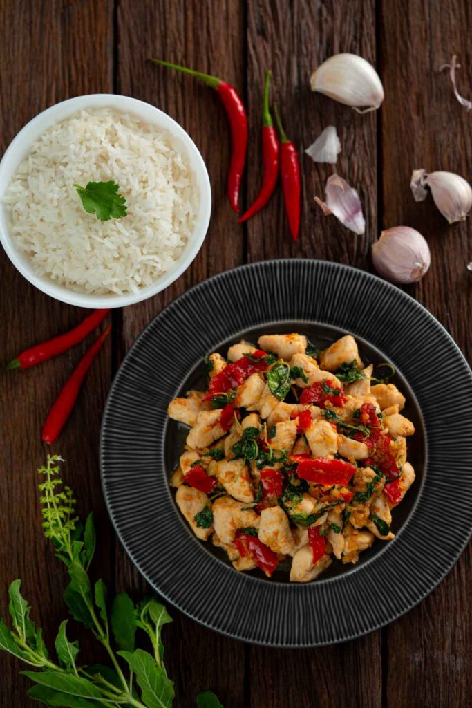 Thai Holy Basil Chicken | Pad Kaprao Gai | ผัดกะเพราไก่ | Cooking with Nart